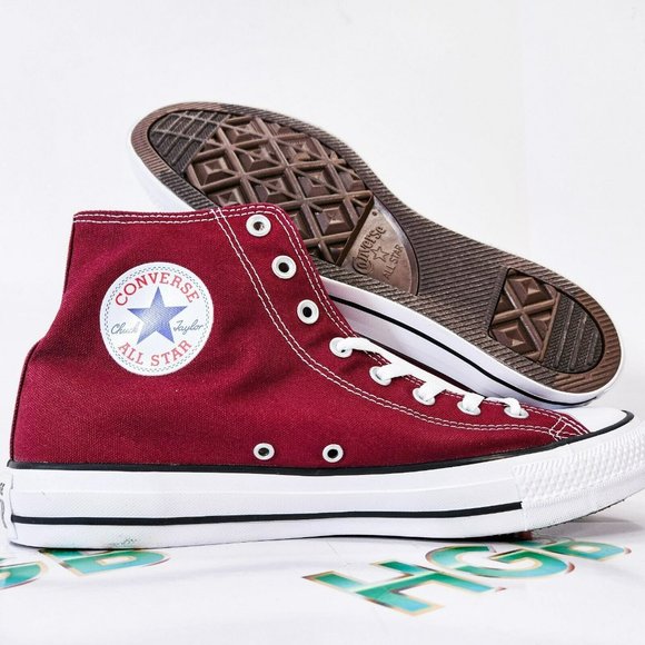 Converse | Shoes | Converse M963 All Star Hi Top Maroon Shoes Sneakers ...